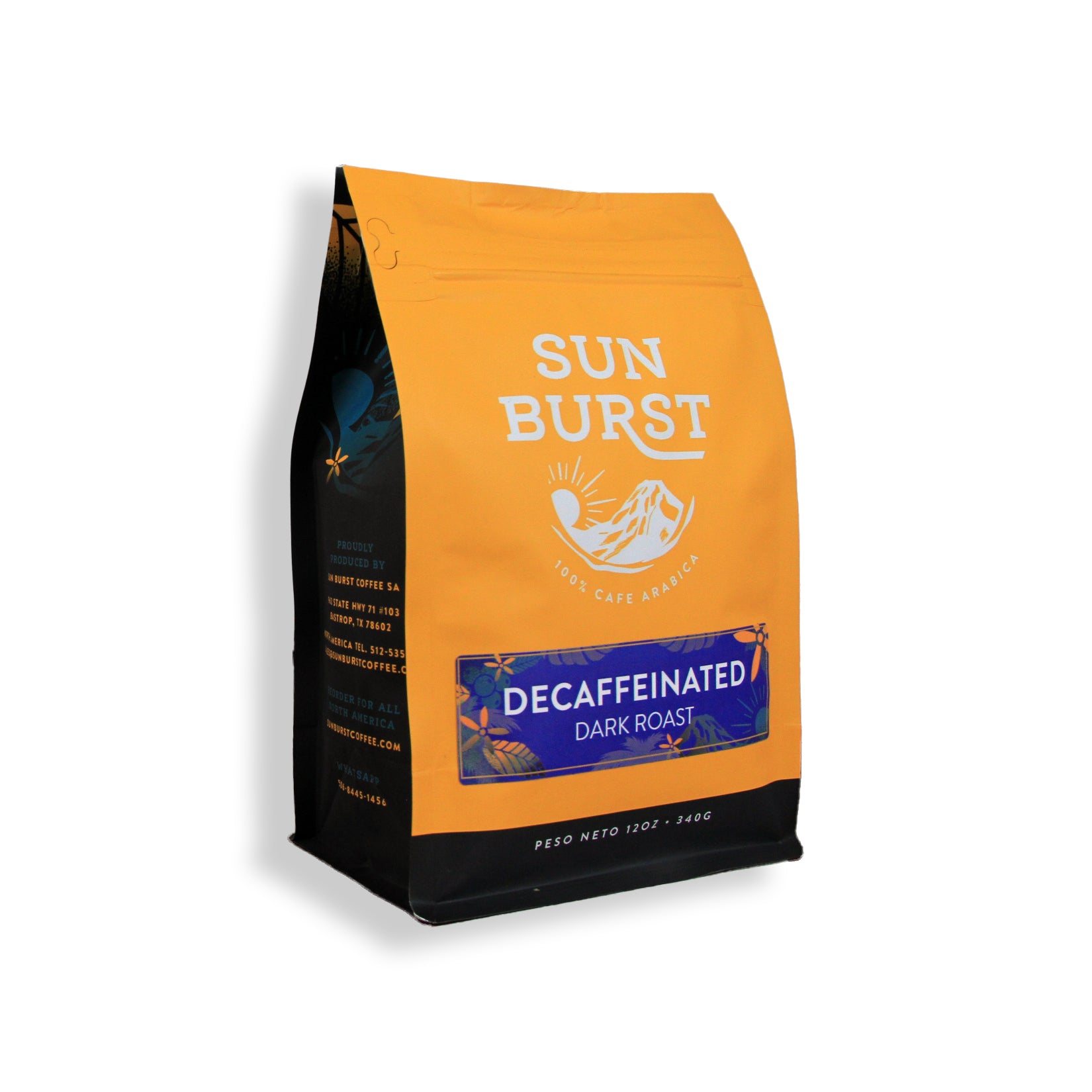 Decaffeinated Dark Roast – Sun Burst Coffee North America